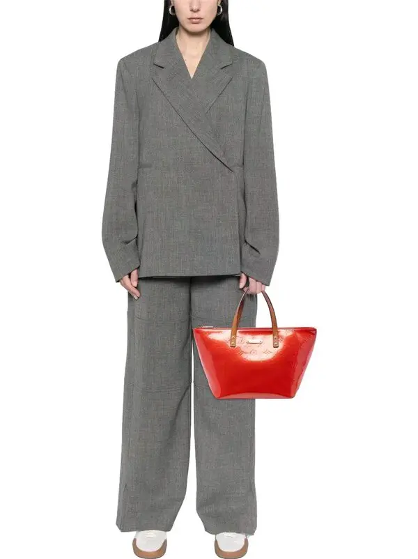LOUIS VUITTON Monogram Vernis Bellevue Pm Handbag - Red