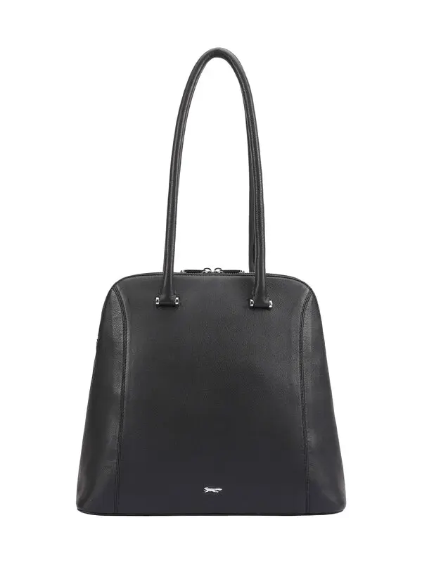 Paul Costelloe Tayota Leather Shoulder Bag - Black