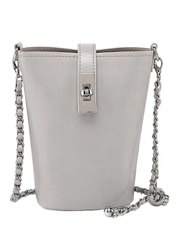MKF COLLECTION - J'OMOR Evelina Mini Bucket Bag - Grey