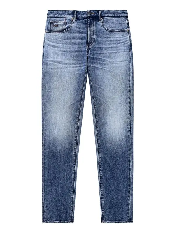 Armani Exchange Slim-fit Stretch Cotton Denim Jeans - Blue