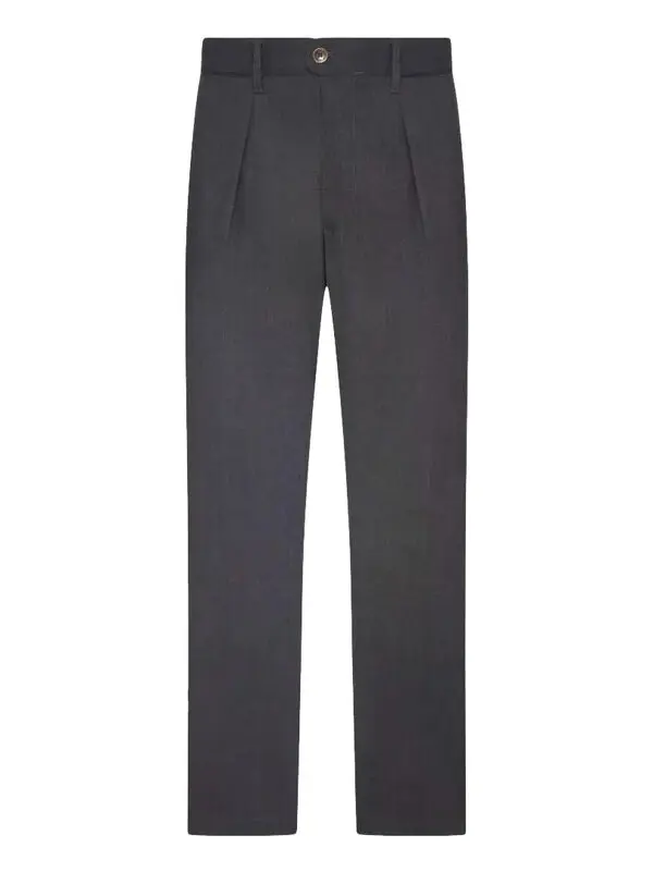 Incotex Pleated Detail Tailored Trousers - Grey