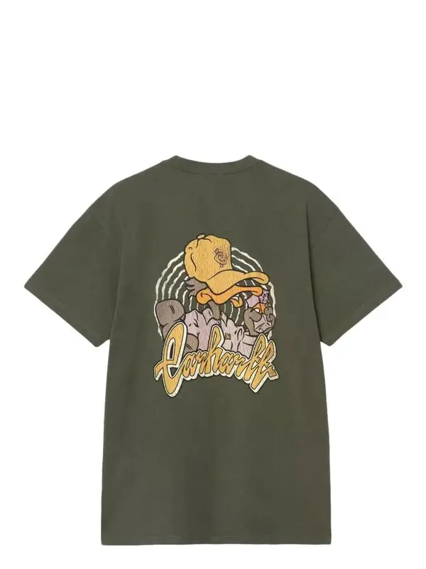 Carhartt Work In Progress Graphic-print Chedda T-shirt - Green