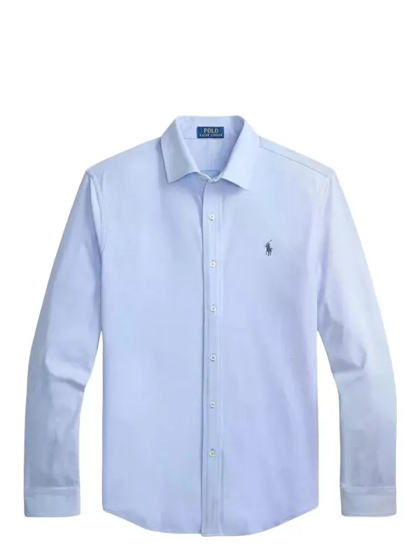 Polo Ralph Lauren Logo-embroidered Long-sleeve Shirt - Blue