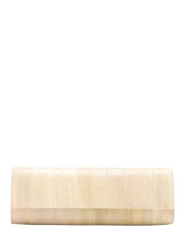 Proenza Schouler Eel Hex Clutch Bag - Neutrals