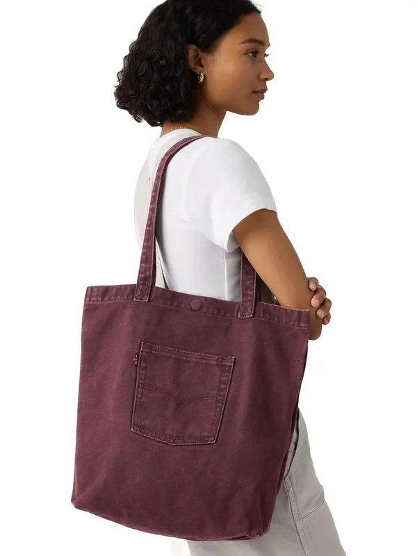 LEVI'S Canvas Tote Bag - Red