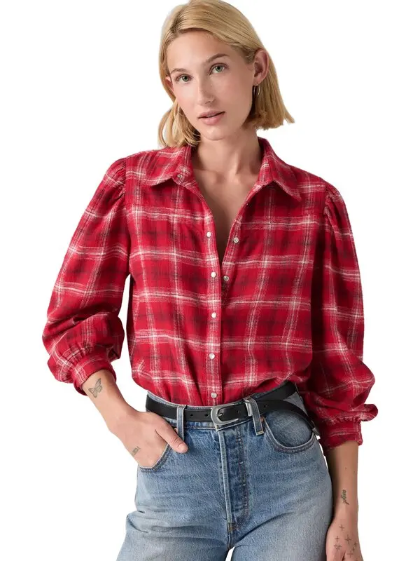 LEVI'S Juna Western Shirt - Red