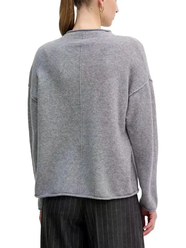 OUI Drop Shoulder Sweater - Grey