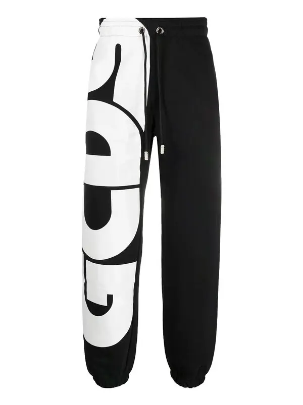Gcds Large Logo Print Joggers - Black
