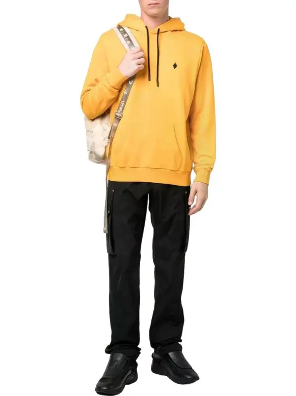COUNTY OF MILAN Embroidered Logo Hoodie - Orange