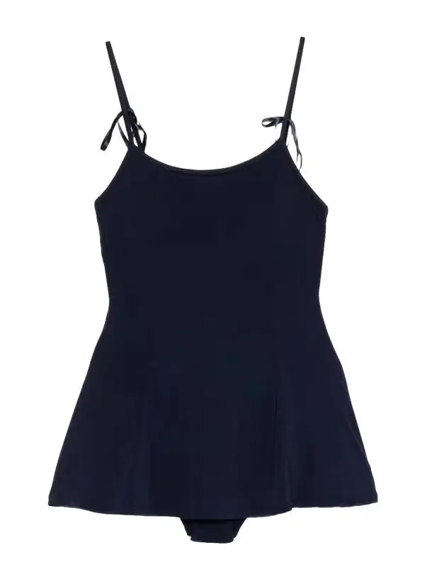 5PENING Bow Detail A-line Swimsuit - Blue