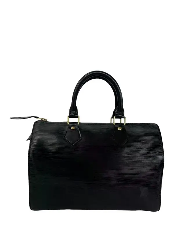 LOUIS VUITTON Epi Speedy 30 Boston Bag - Black