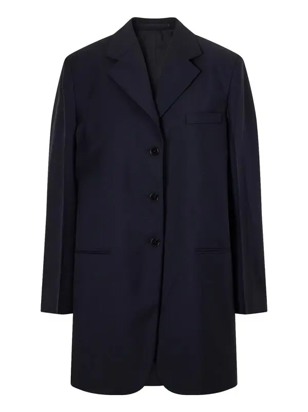 JIL SANDER Wool And Mohair-blend Blazer - Blue