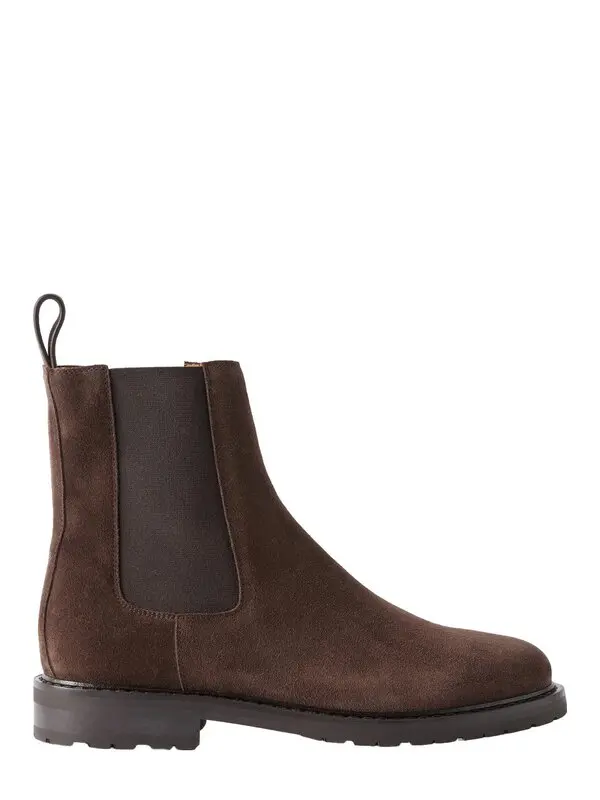 Legres 25 Suede Chelsea Ankle Boots - Brown