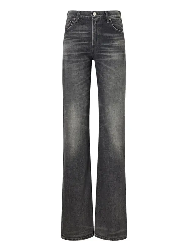 HAIKURE Star Hedwig High-rise Straight-leg Jeans - Black