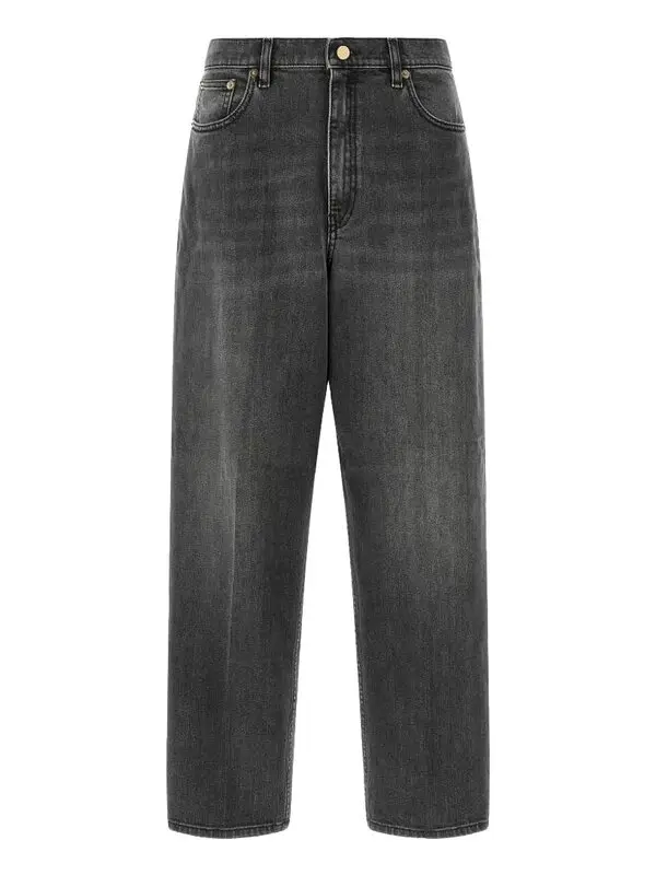 Fabiana Filippi Filo Diamante Wide-leg Jeans - Grey