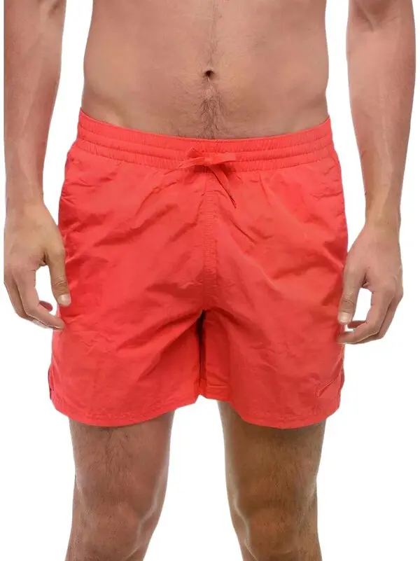 Nike Embroidered Logo Swim Shorts - Orange