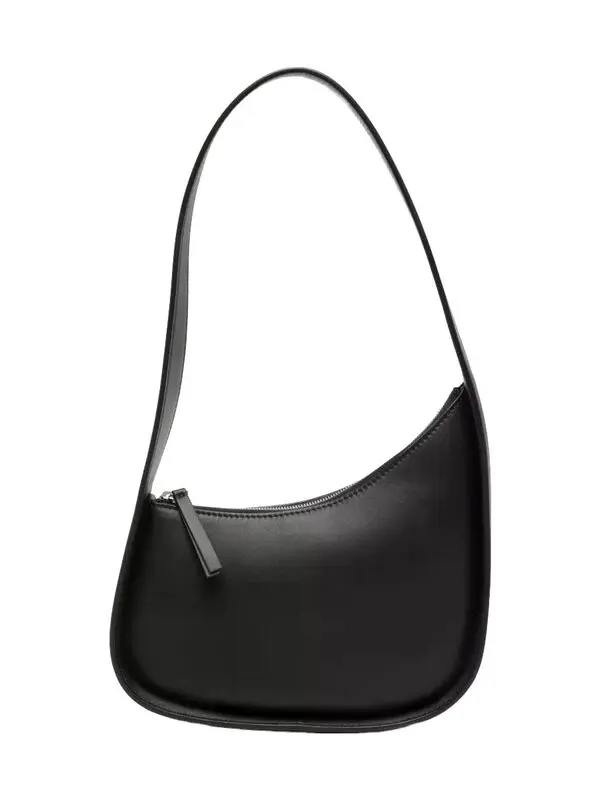 THE ROW Half Moon Shoulder Bag - Black
