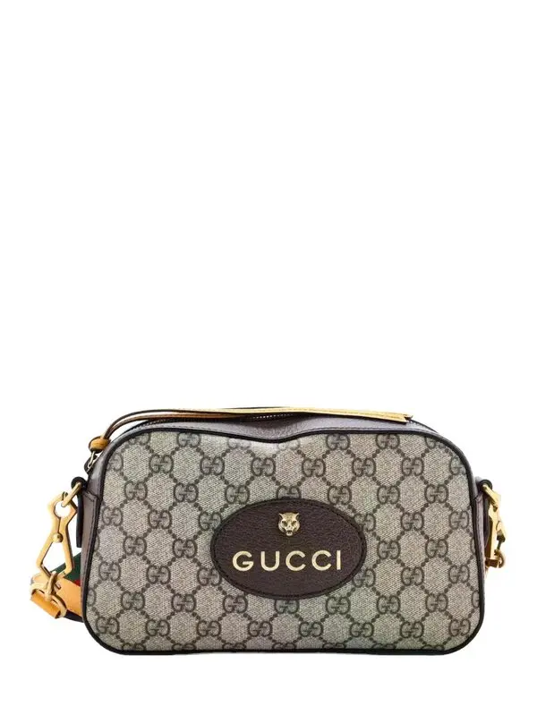 Gucci Neo Vintage Camera Messenger Bag Gg Coated Canvas Crossbody Bag - Brown