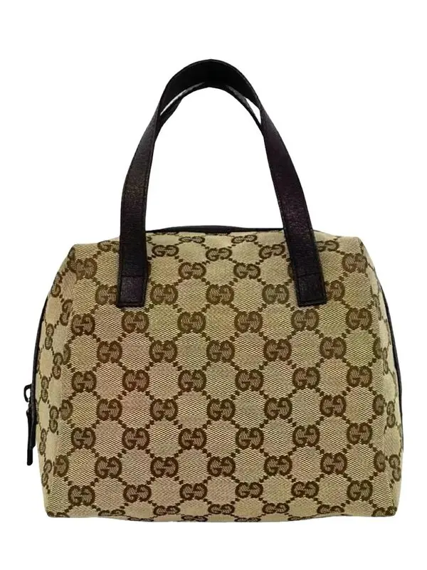 Gucci Mini Gg Canvas Balthus Tofu Bag Handbag - Neutrals