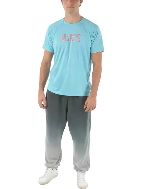 Nike Logo Print Raglan Sleeve T-shirt - Blue