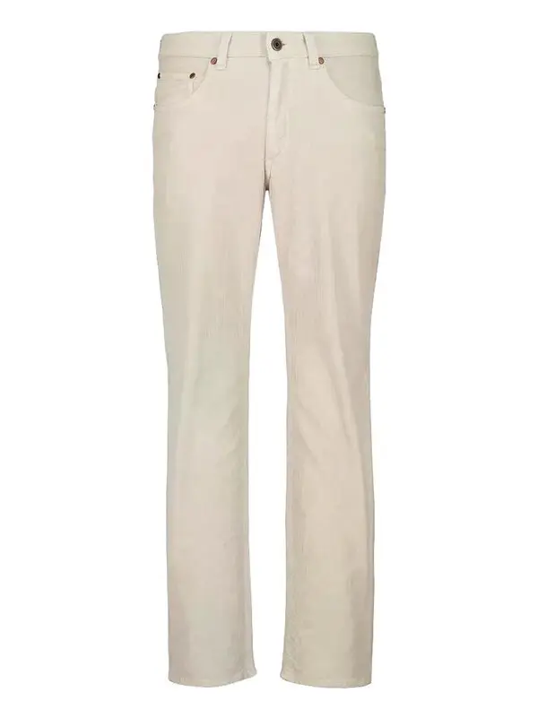 Boglioli Corduroy Straight-leg Trousers - Neutrals