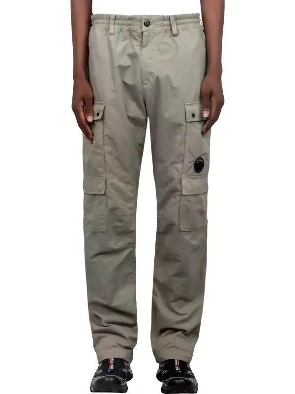 C.P. COMPANY Logo-lens Cargo Trousers - Neutrals