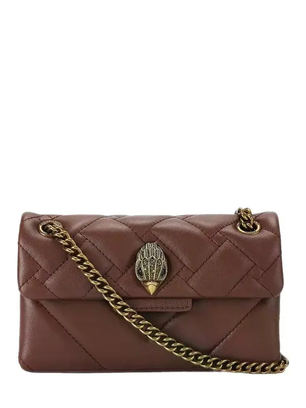 Kurt Geiger Quilted Eagle-plaque Shoulder Bag - Red
