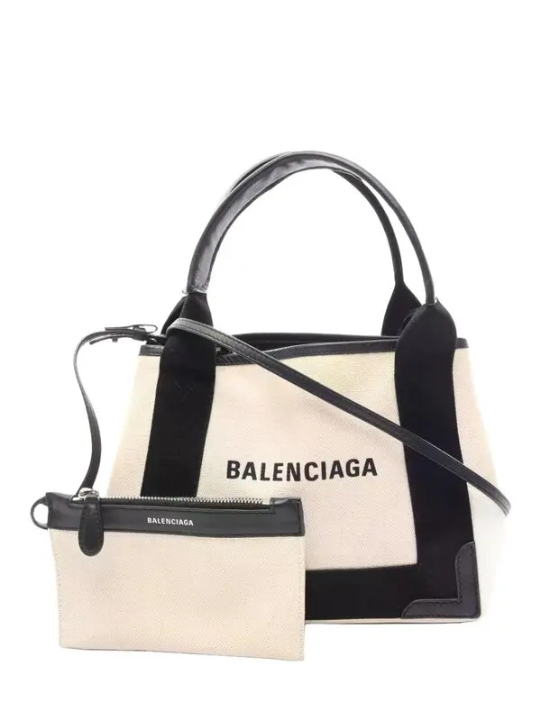 Balenciaga 2000s Xs Cabas Tote Bag - Neutrals