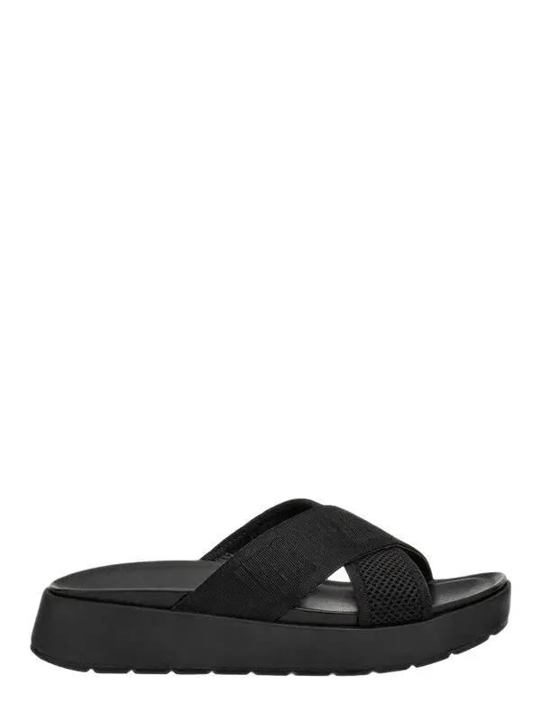 UGG Emily Mesh Crossover Sandals - Black