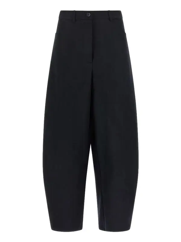 NUDE Tapered-leg Trousers - Black