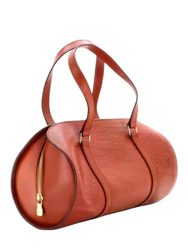 LOUIS VUITTON Epi Leather Soufflot Handbag - Brown
