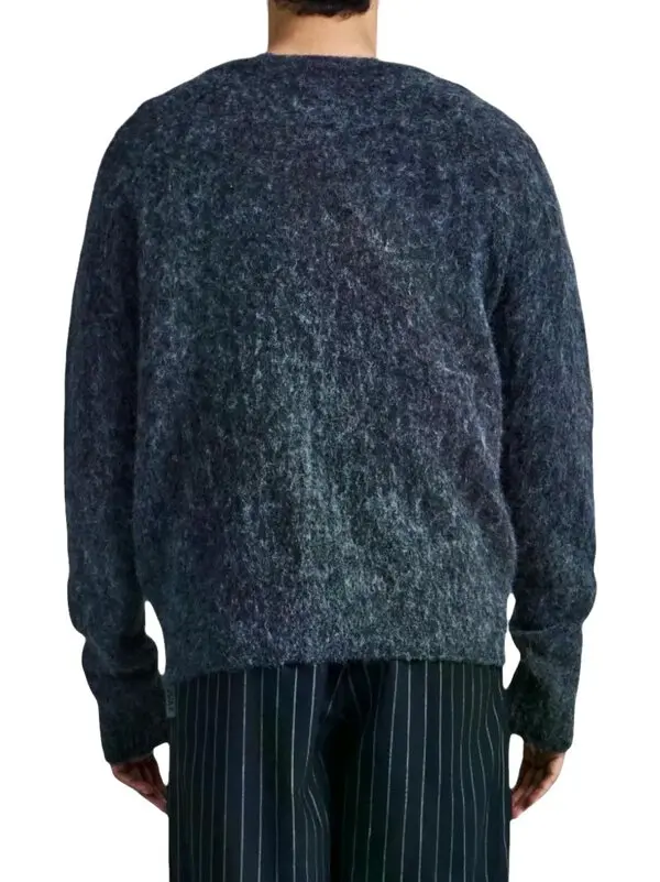 SAUL NASH Nipple Asymmetric Sweater - Grey