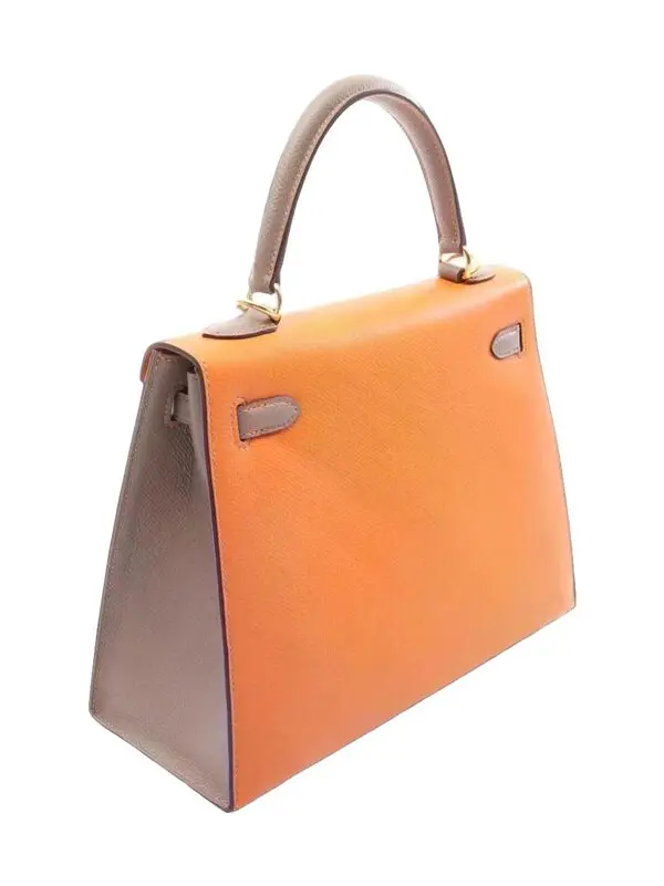 Hermès Kelly 25 Tote Bag - Orange