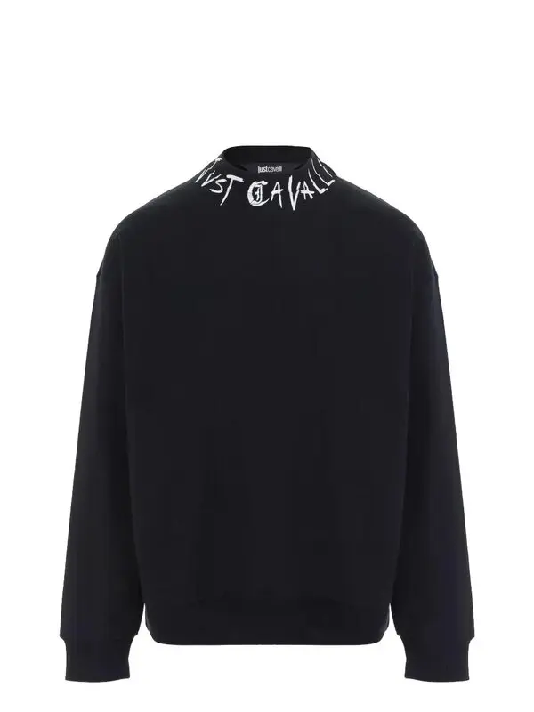 Just Cavalli Logo-print Sweatshirt - Black