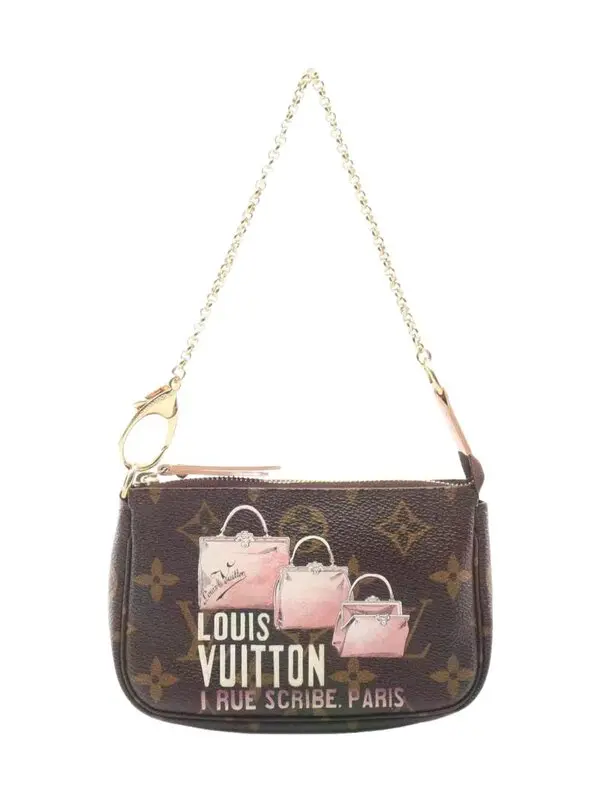 LOUIS VUITTON Mini Monogram Accessoires Handbag - Brown