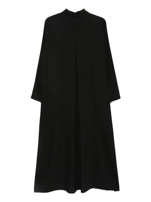 Dusan Garze Wool Kaftan - Black