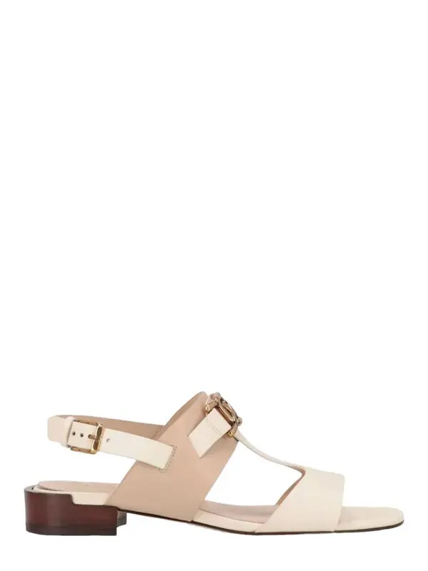 TOD'S Kate T-bar Sandals - Neutrals