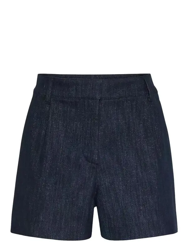 Brunello Cucinelli Denim Bermuda Shorts - Blue