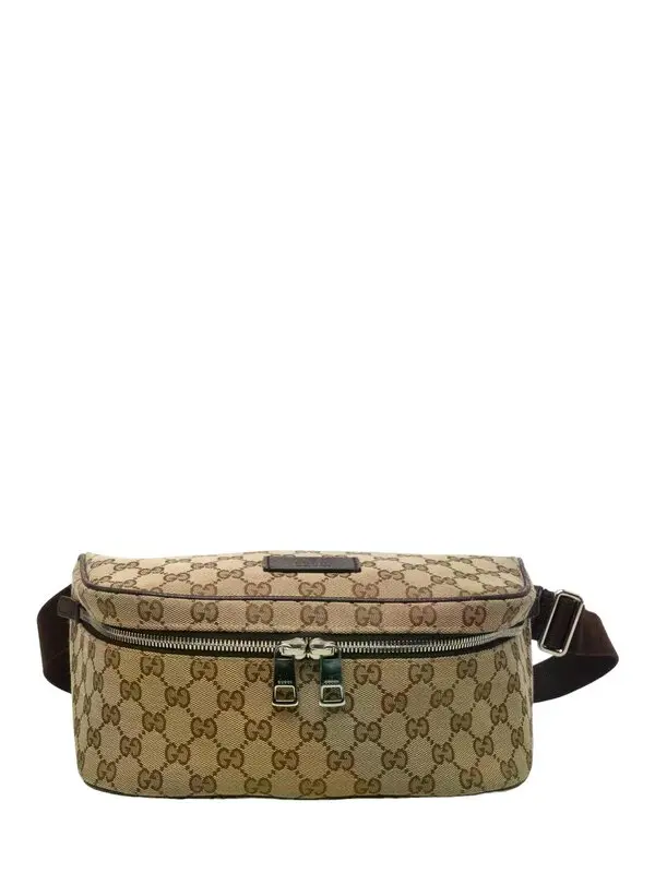Gucci Gg Canvas Waist Pouch Belt Bag - Neutrals