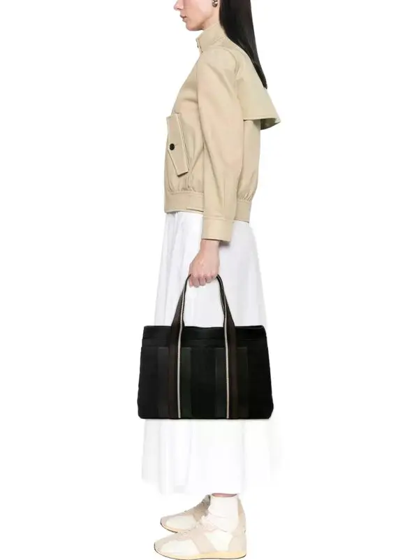 Hermès 2000-2010 Canvas Sac Troca Horizontal Mm Tote Bag - Black
