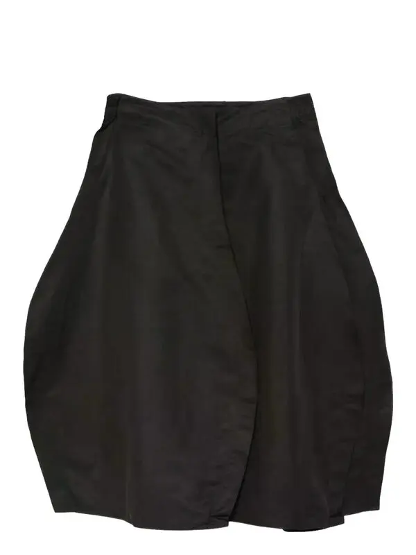 LITKOVSKA Layered-panel Balloon Midi Skirt - Black