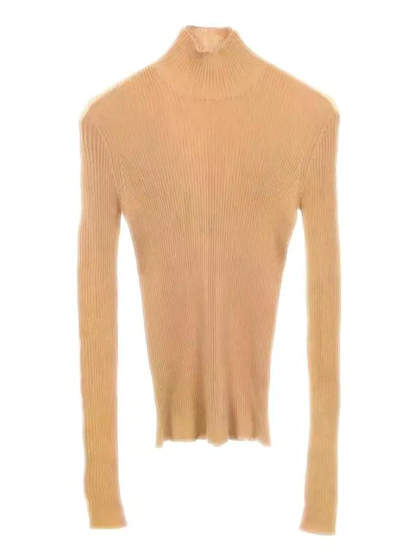 Hermès Ribbed Turtleneck Sweater - Neutrals
