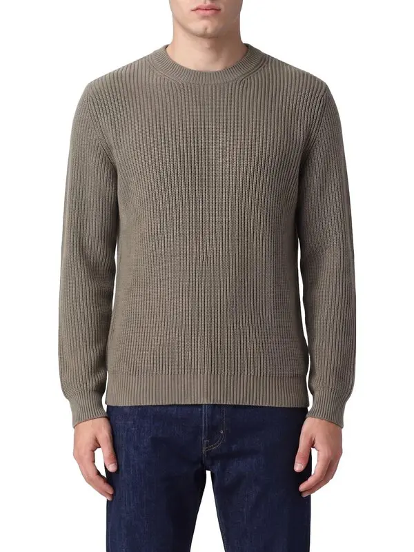 ROBERTO COLLINA Merino Wool Crewneck Sweater - Green