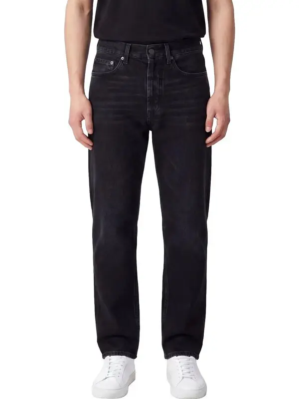 DARKPARK Larry Straight Fit Cotton Denim Jeans - Black