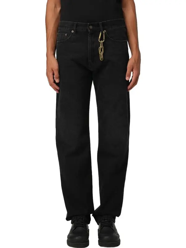 DARKPARK Larry Straight Fit Cotton Denim Jeans - Black