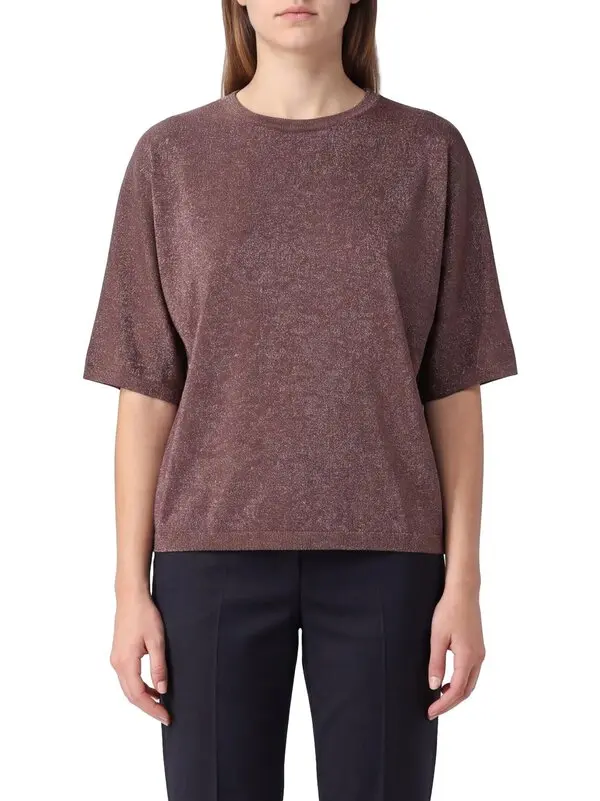 Brunello Cucinelli Relaxed Fit Cashmere And Silk Crewneck Sweater - Violet