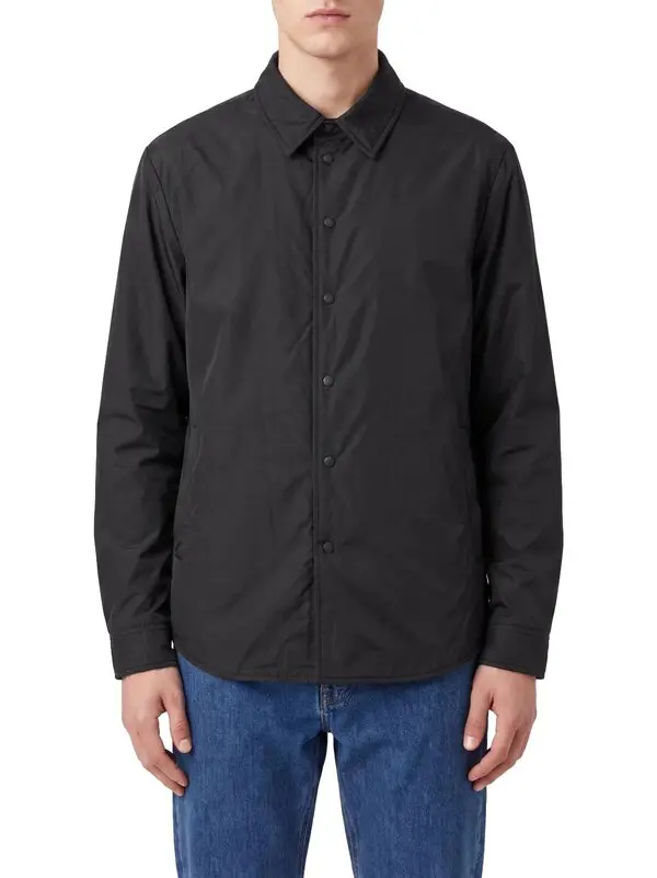 BRIGLIA 1949 Nylon Shirt Jacket - Black
