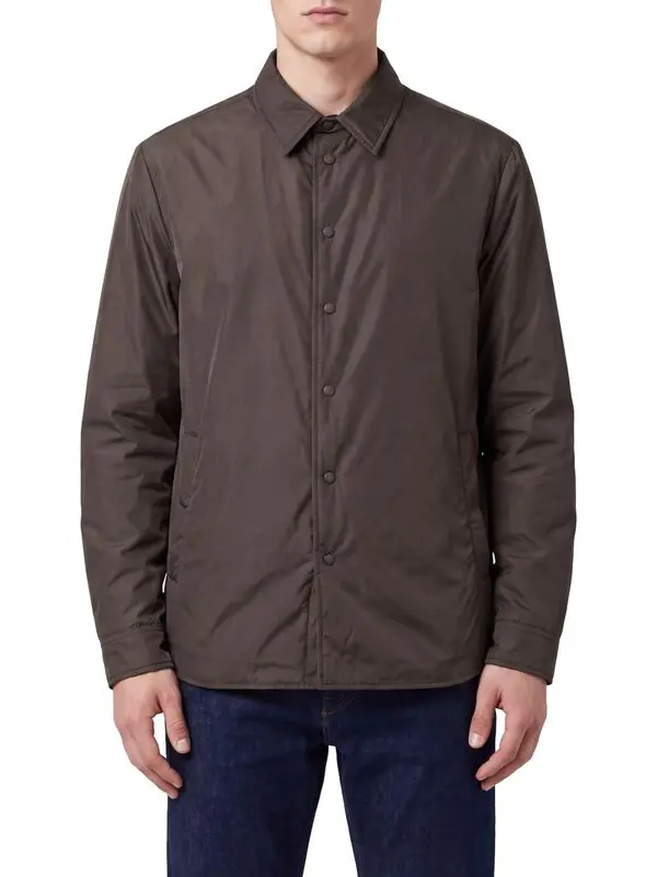 BRIGLIA 1949 Nylon Shirt Jacket - Brown