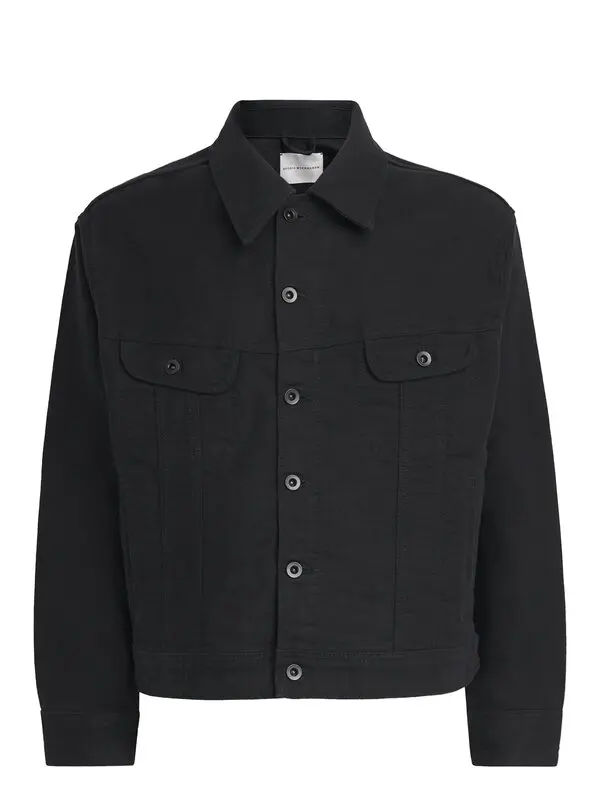 Studio Nicholson Moleskin Derby Jacket - Black