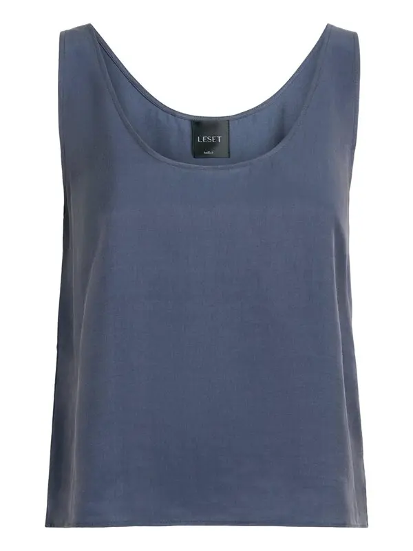 LESET Kim Tank Top - Blue